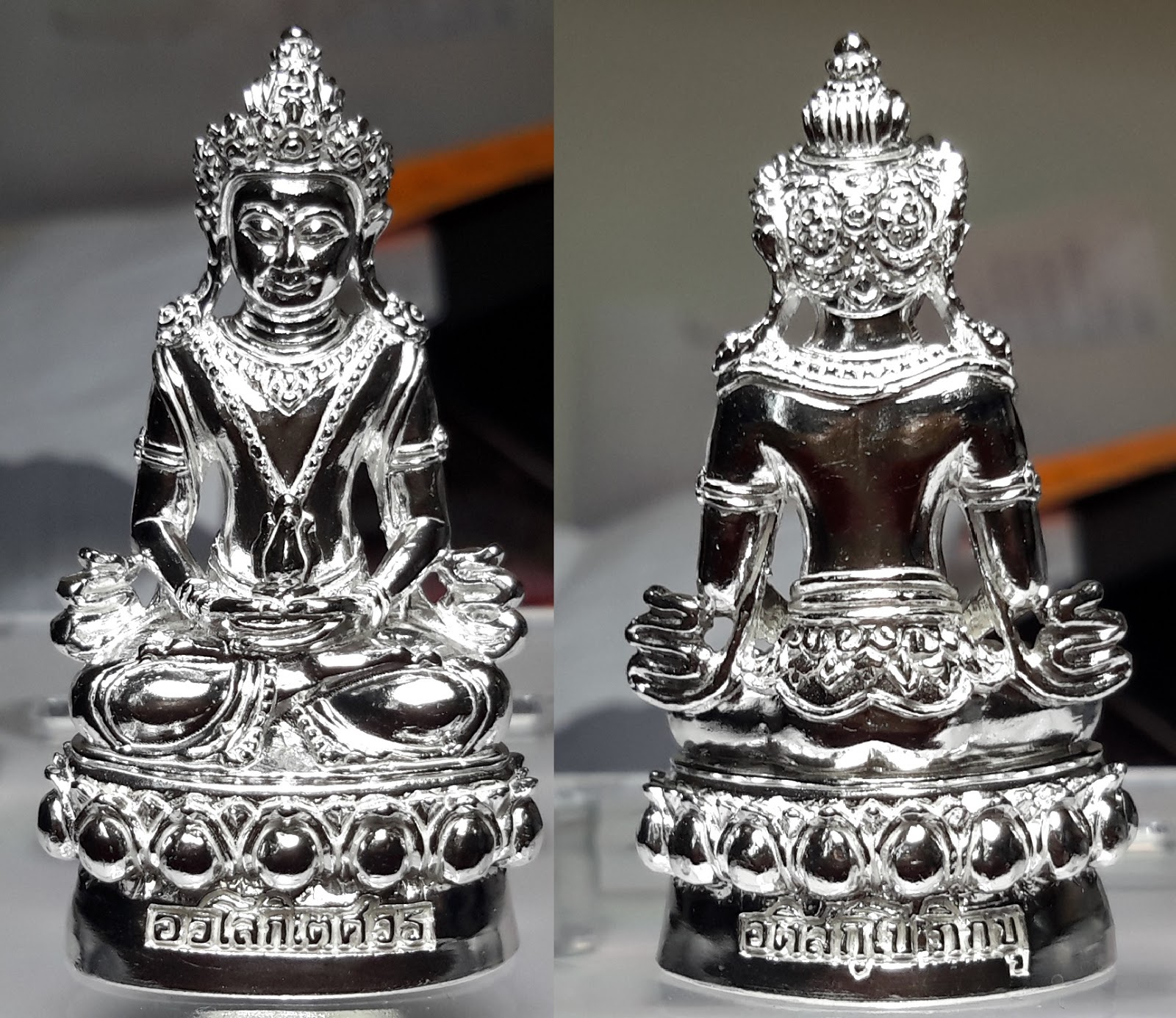 CHAI_AMULET: Phra Kring Poh-Thi-Sat (Silver material), Phra Maha ...
