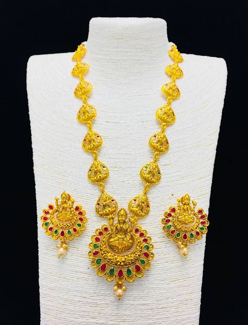 Buy Latest Collections Long Haram One Gram Gold Jewellery