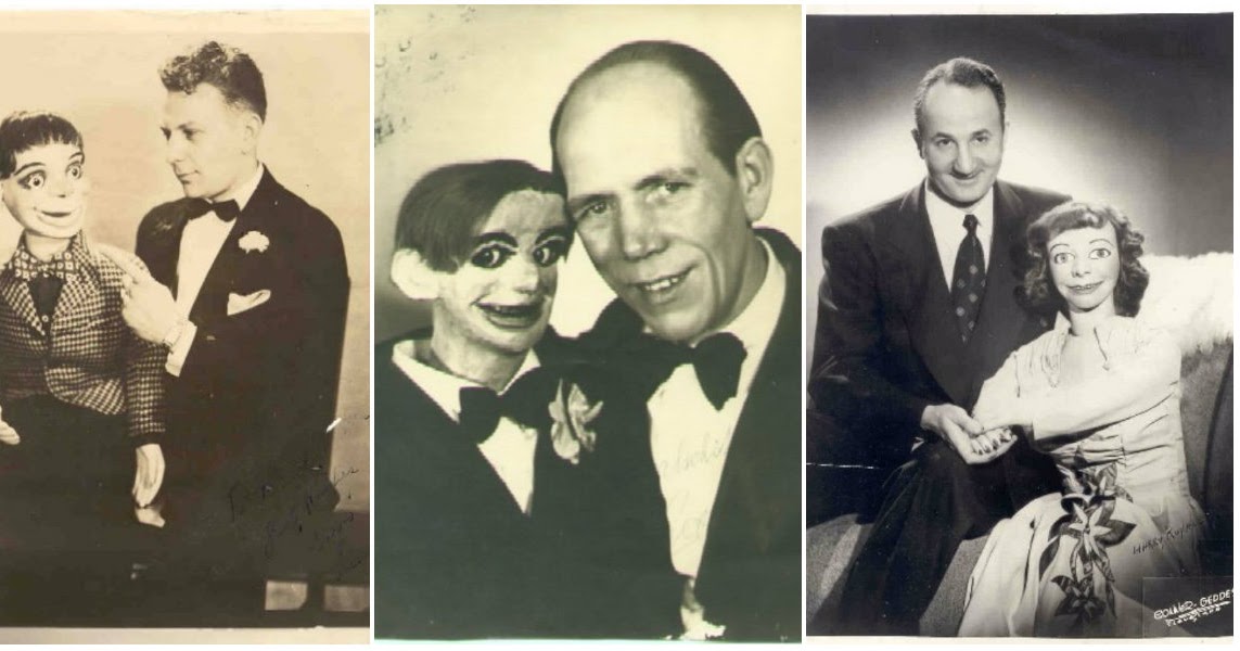 33 Creepy Vintage Portrait Photos of Ventriloquists With Their Dummies ...