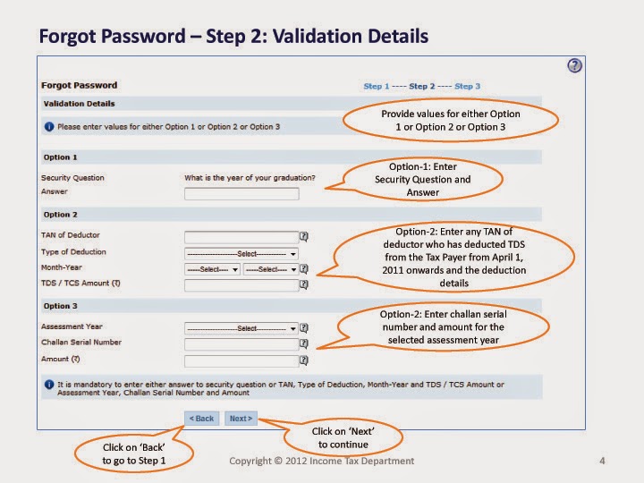 Prafulla Harsha: RESET LOGIN PASSWORD IN TRACES WEBSITE