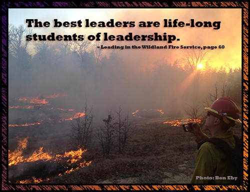 Wildland Fire Leadership: IGNITE: Leaders are Learners