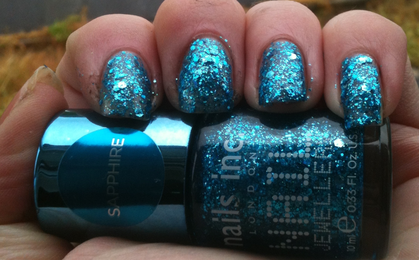 Give Me Polish: Nails Inc Royal Arcade - Sapphire Nail Jewellery