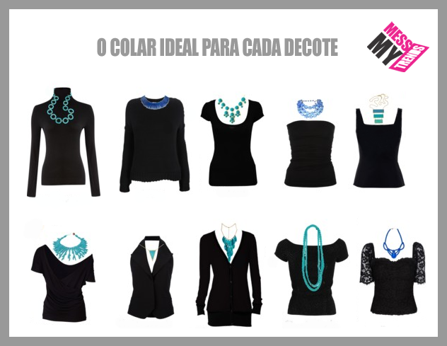Mess my Trends: Saiba qual é o colar ideal para cada tipo de decote
