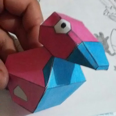 Tutorial Papercraft Porygon 3D