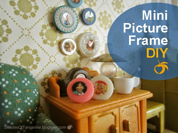 Shades Of Tangerine: Mini Picture Frame (DIY)