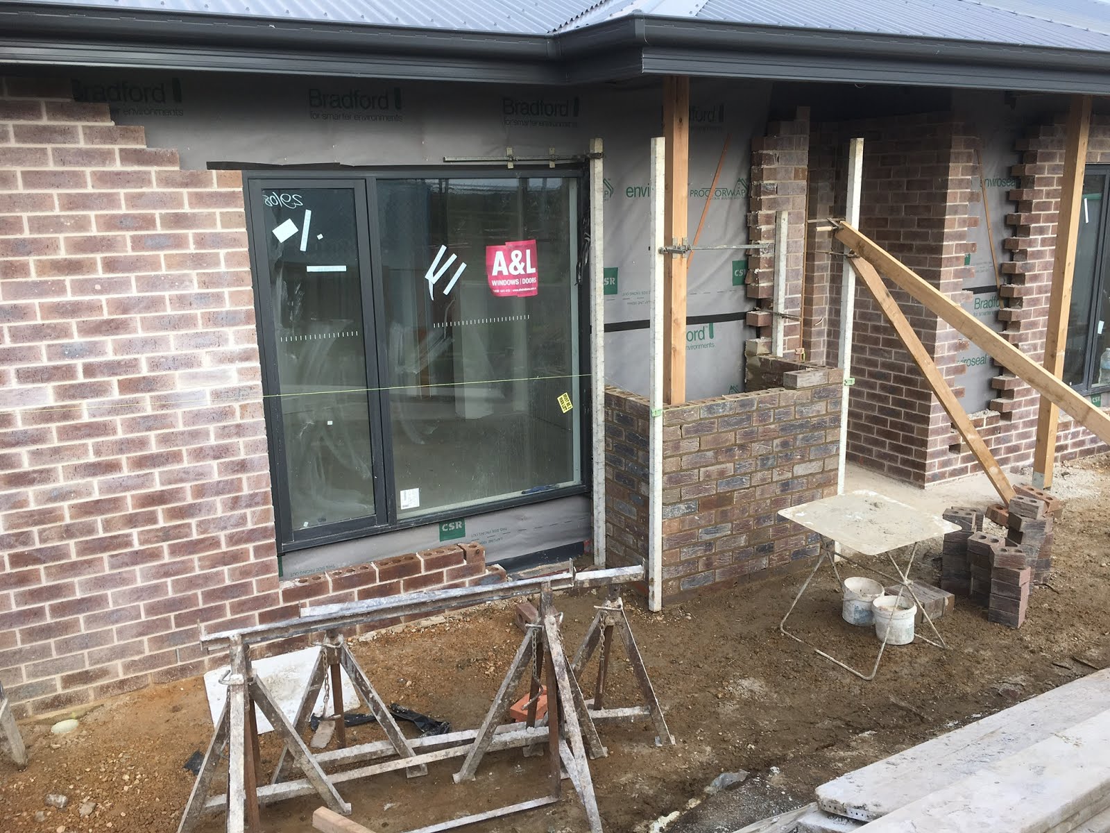 YourBuilds: Our House Build - Brick Pillars Started