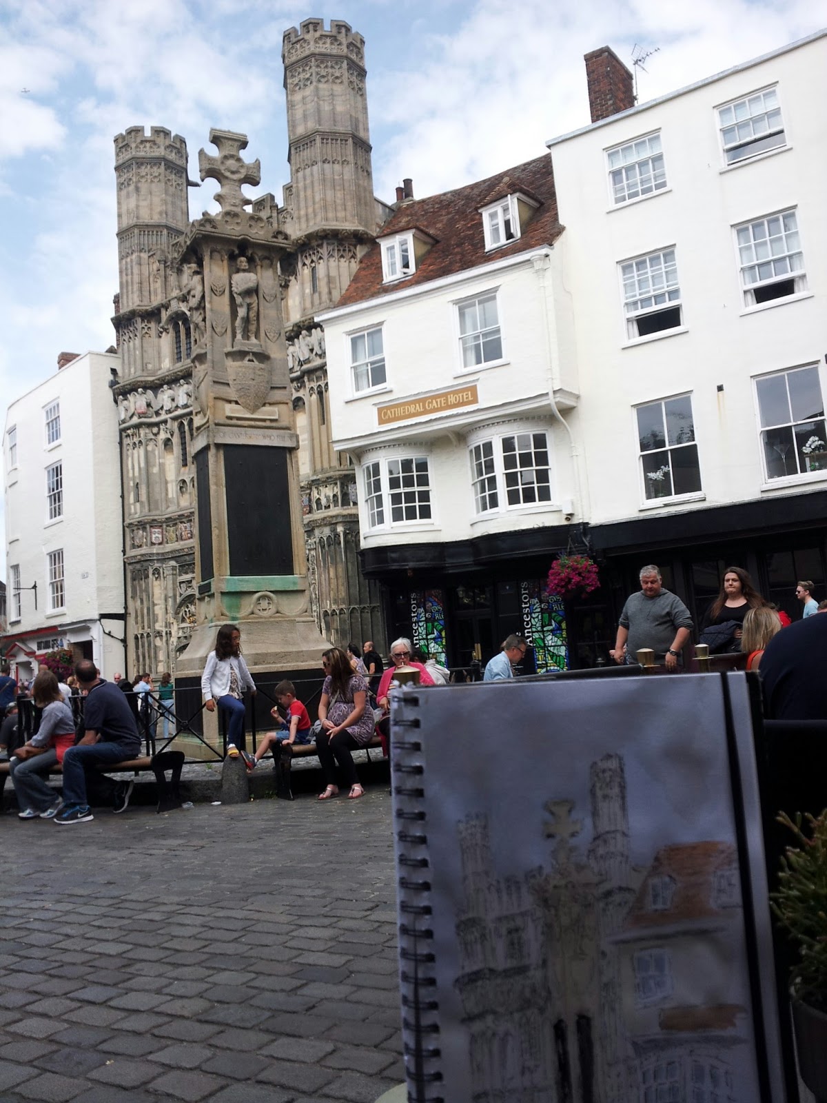 thanetonline: A bit of watercolour painting around Ramsgate and Canterbury, Ship Shape Cafe in ...
