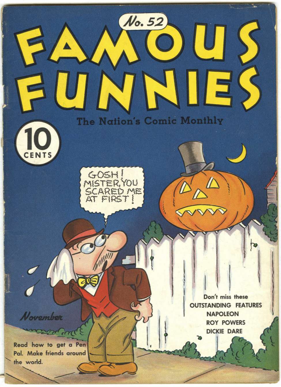Ominous Octopus Omnibus: Some Funnies From FAMOUS FUNNIES #52