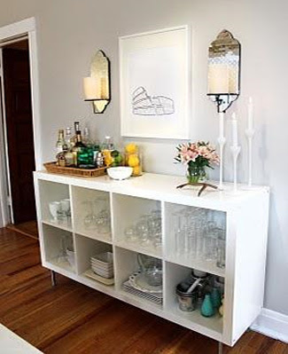 belle maison: Chic Bar Carts = Cocktail Ready