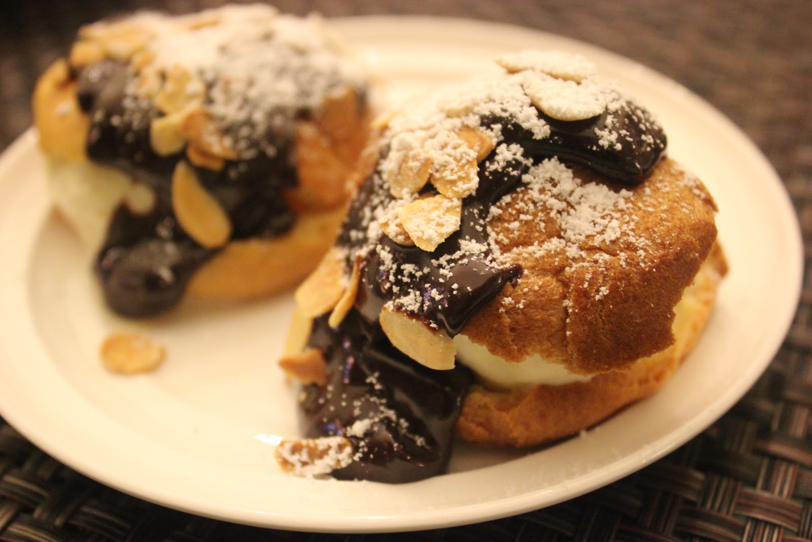 Food Maestro: PROFITEROLES: Choux pastry with Vanilla Bean ice cream ...