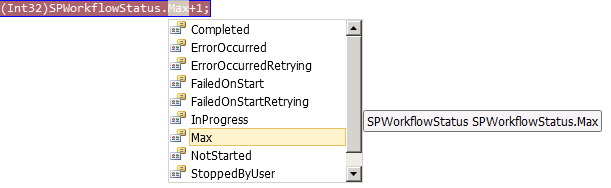 SharePoint Kings: Setting Workflow Status to Custom Values