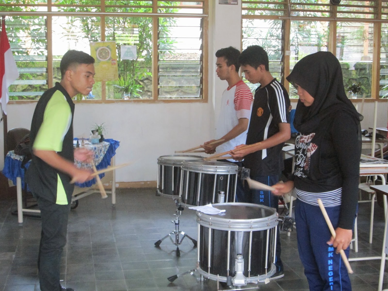 Pernak-pernik Sekolahku: Latihan Marching Band BSP SMKN 1 Tarakan