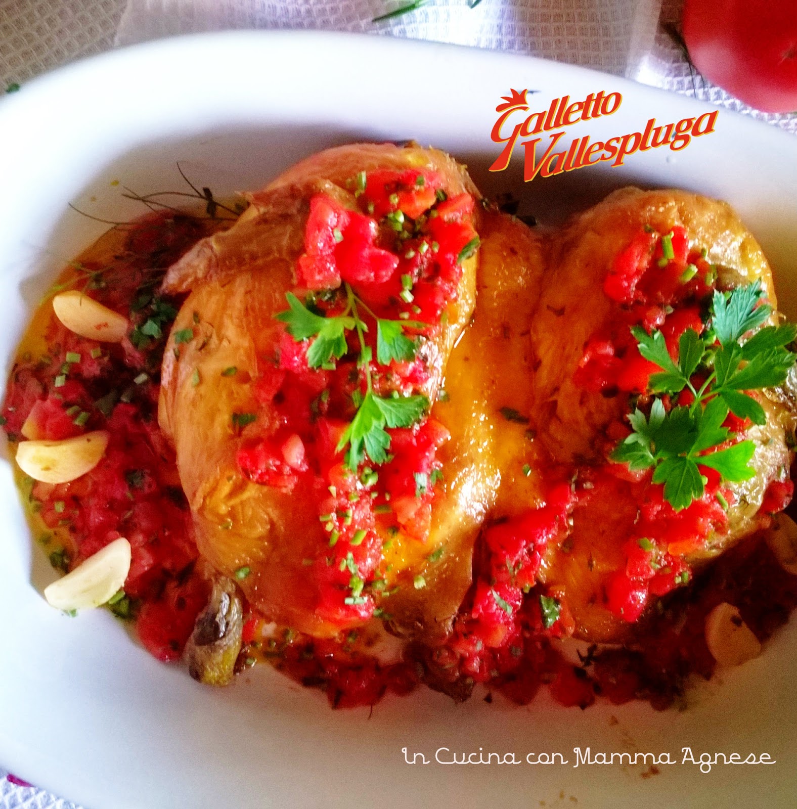 Galletto con Salsa al Pomodoro Prezzemolato ♡♡♡ | In Cucina con Mamma ...