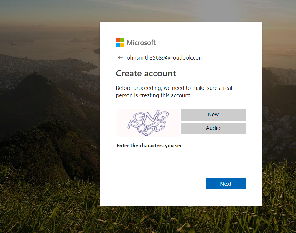 How To Create A Personal Outlook Or Hotmail Email Account | Straight ...