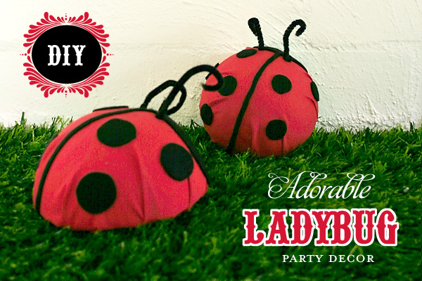 Mother & Home: DIY Ladybugs