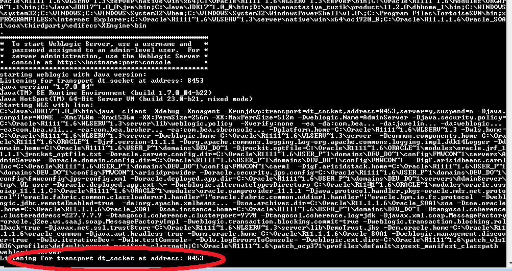 Jdeveloper Weblogic Set Remote Debugging In Jdeveloper Weblogic Server