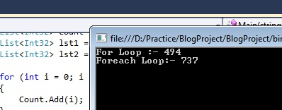 Talk in computer language.: Performance difference between for and ...