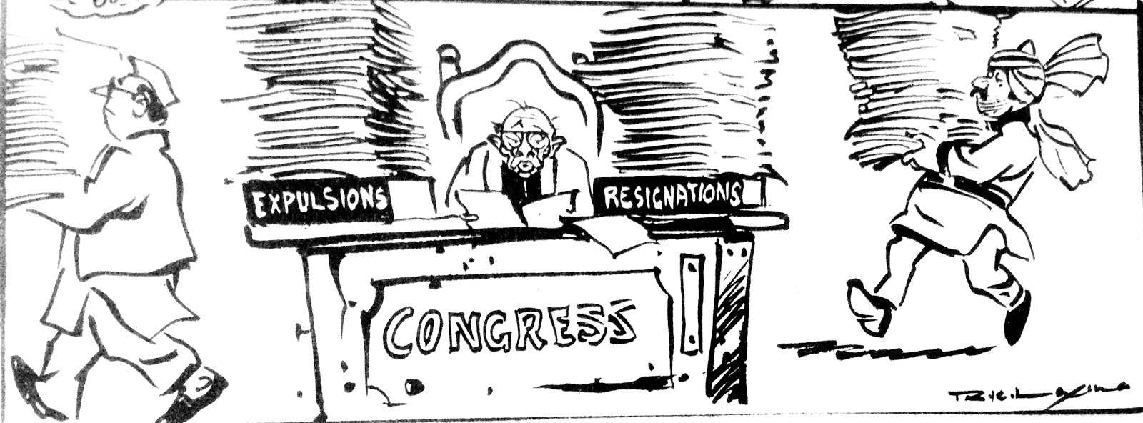 R.K. Laxman's Cartoons: Indian National Congress - I