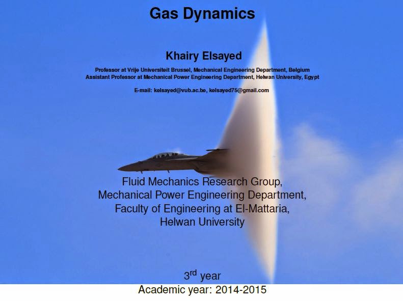 Introduction ~ Gas Dynamics Course