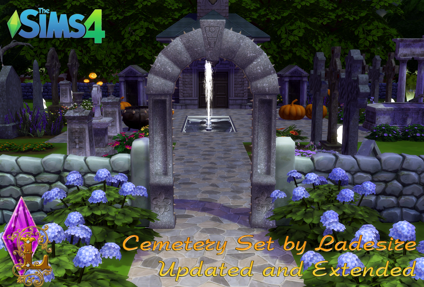 Ladesire's creative corner): TS4 - Cemetery Set (Updated and Extended ...