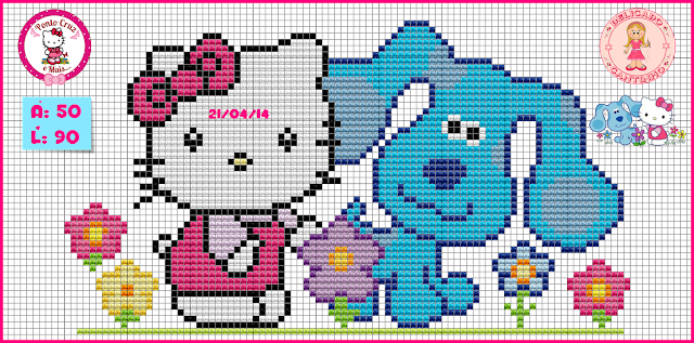 Χειροτεχνήματα: Hello kitty για κέντημα/ Hello Kitty cross stitch patterns