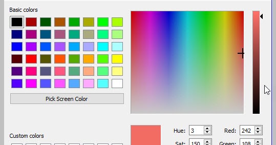 sgsqlworld: How to get the white color in color palette in tableau