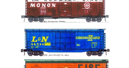 Andy Fletcher Blog-: A Monon NW2 Switch Engine Builds A Train in the ...