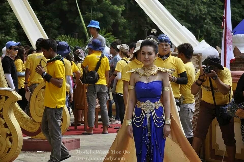 Myanmar Model Girl - War So Moe Oo in Ma Ni Sandar Shooting | Myanmar ...