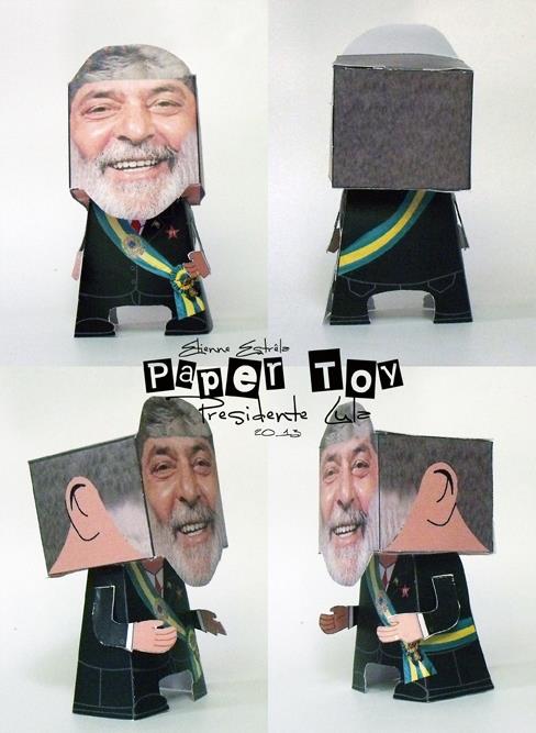 Paper Toy: Paper Toy Presidente Lula.