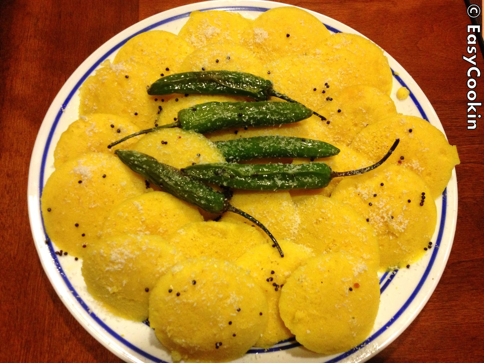Instant Idli Dhokla (Quick Steamed Indian Snack)