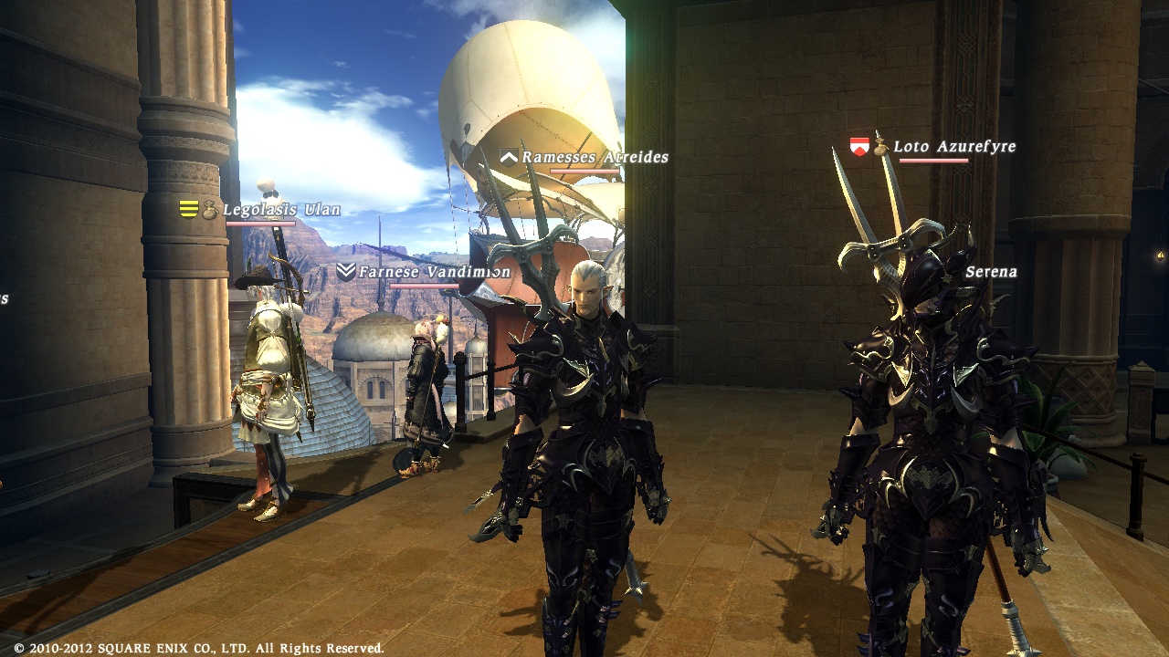 The Ishgardian: Dragoon Armour.... and the Chocobo Barding