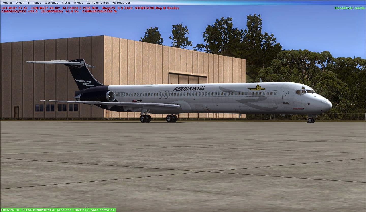 [FSX/P3D] CLS McDonnell Douglas MD 80 Aeropostal - Aserca - Laser Pack ...