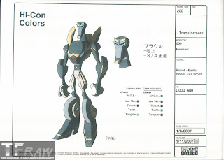 Transformers Animated Model Sheets 2
