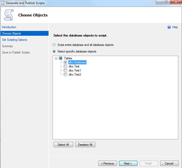 MySoftwareCareer: Scripting the table data