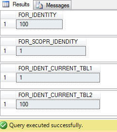 CodeFari: Difference between @@IDENTITY, SELECT SCOPE_IDENTITY(), SELECT IDENT_CURRENT