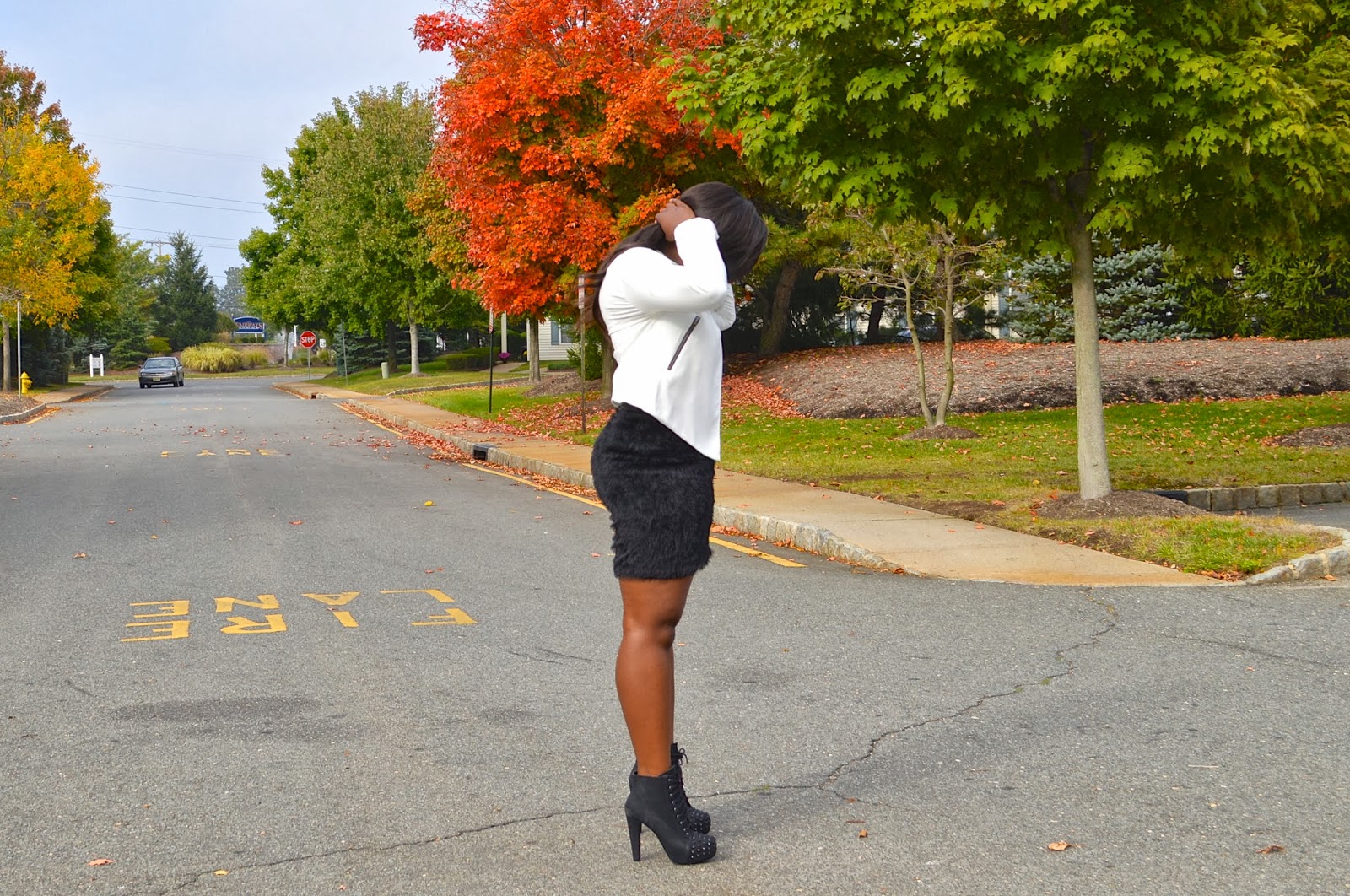White Crossover Jacket + Booties + Black & White + Electric Green ...