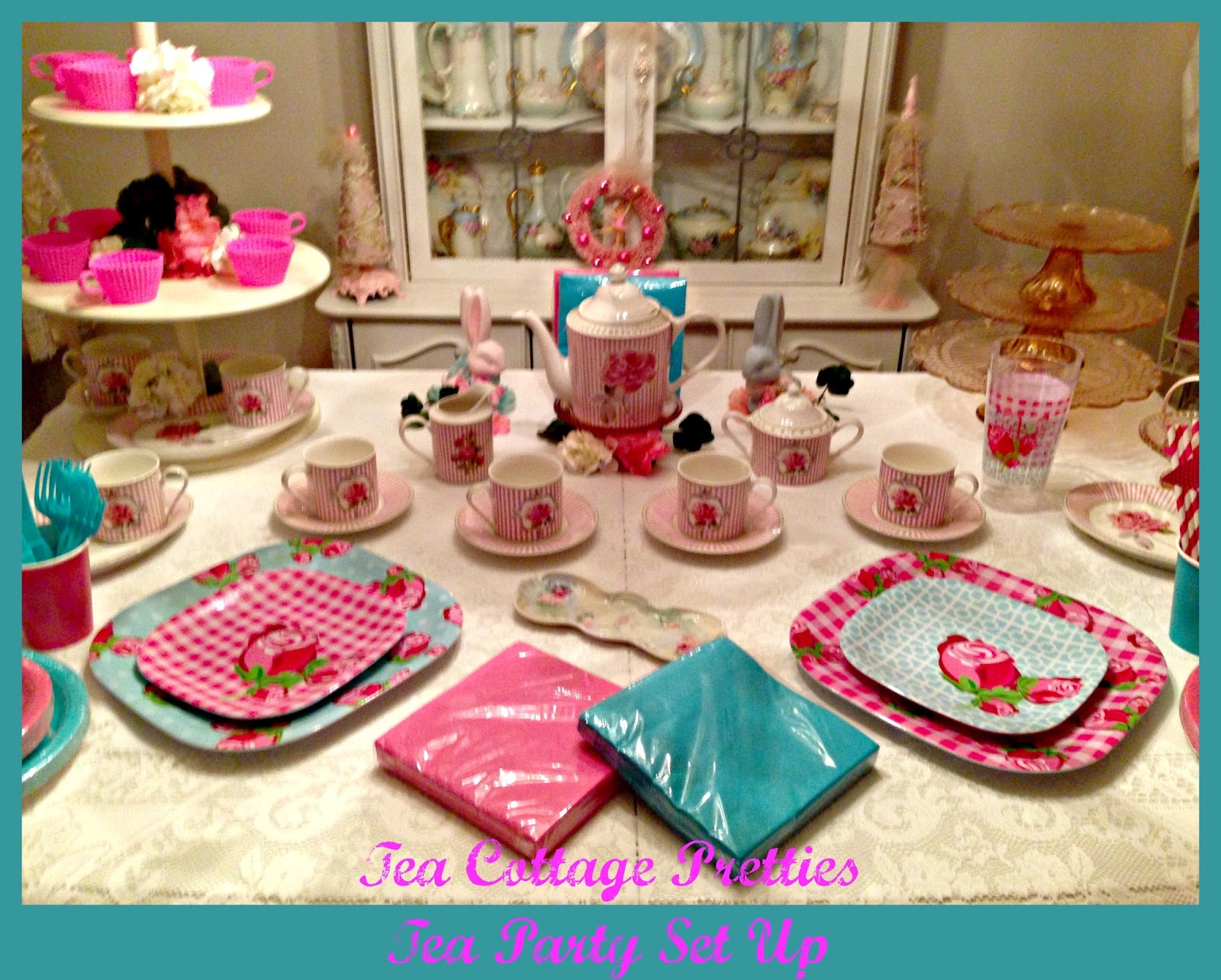 Tea Cottage Pretties: TEA PARTY PREPARATIONS AND A FASCINATOR!