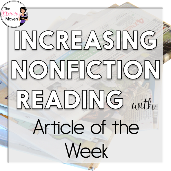 Increasing Nonfiction Reading with Article of the Week - The Literary Maven