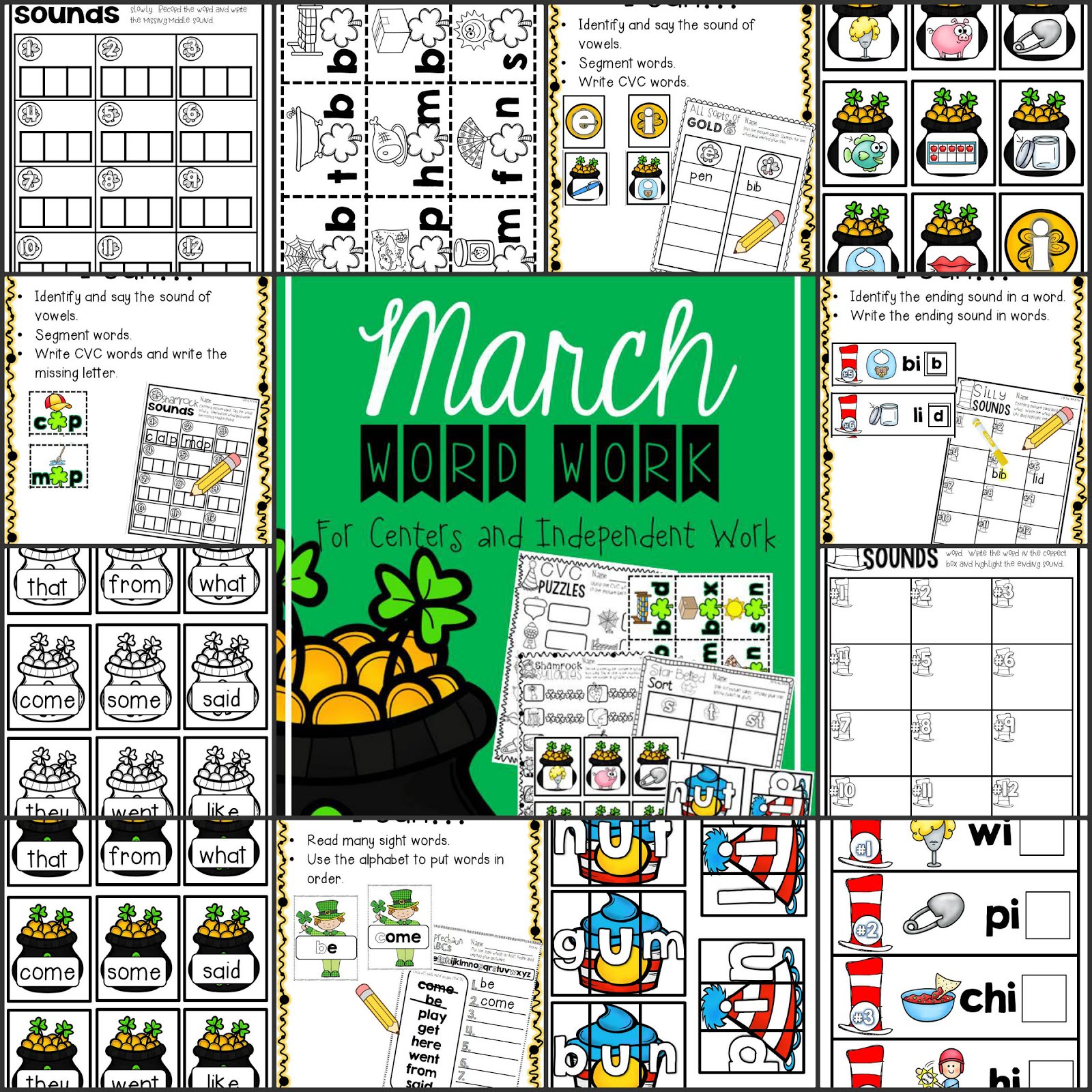 Growing Kinders: Favorite March Activities!