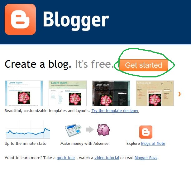 Blogger Tutorial, Template, Earn, and