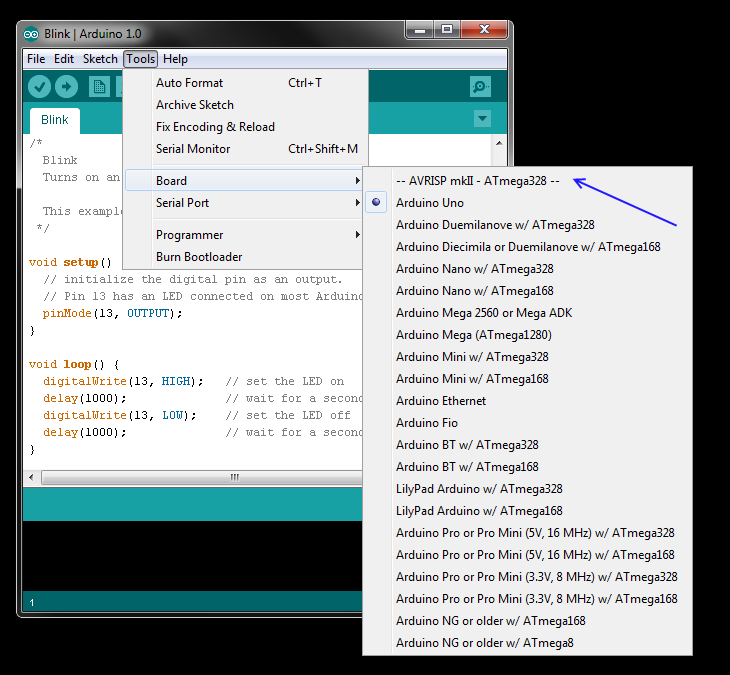 I Build Things @ Ryan Blace.com: AVRISP mkII & Arduino 1.0