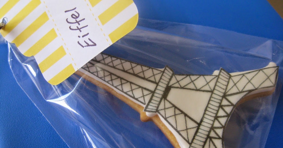 Kiwi Cakes: Eiffel Tower Cookies - from Kiwicakes test kitchen