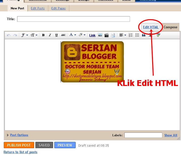 Welcome To Doctor Mobile Team Serian: Tutorial Banner Code