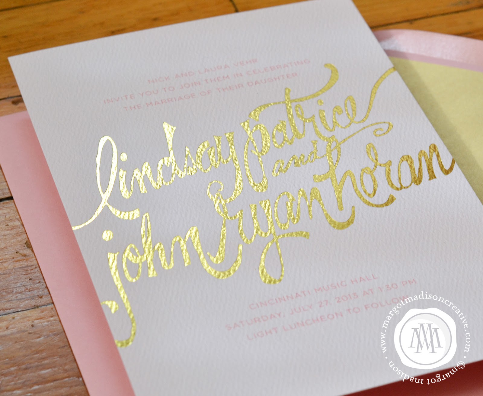 MargotMadison: Handwritten fonts on wedding invitations
