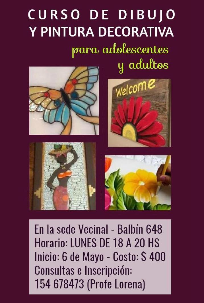 Vecinal de las Américas: CURSO de Dibujo y Pintura