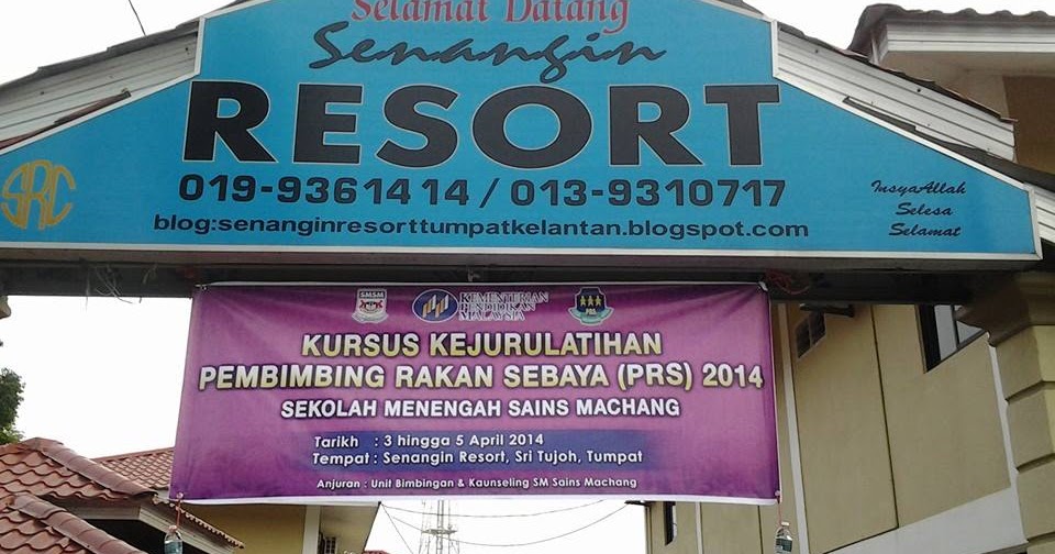 Senangin Resort & Training Centre: 3/4/2014 | SM Sains Machang