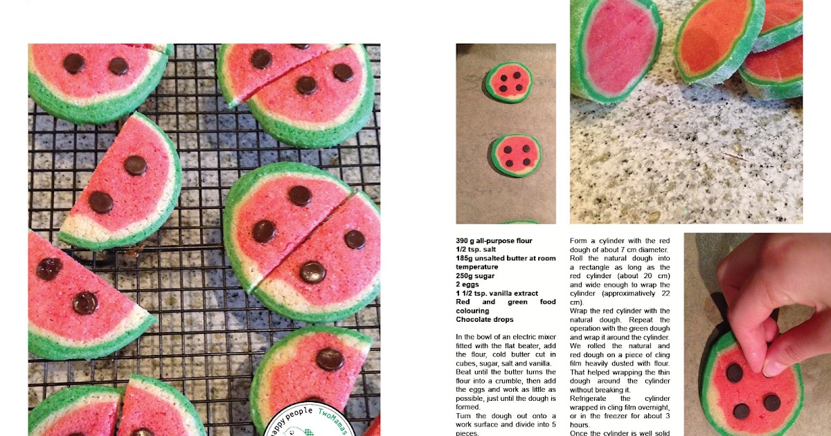 Watermelon Summer Cookies