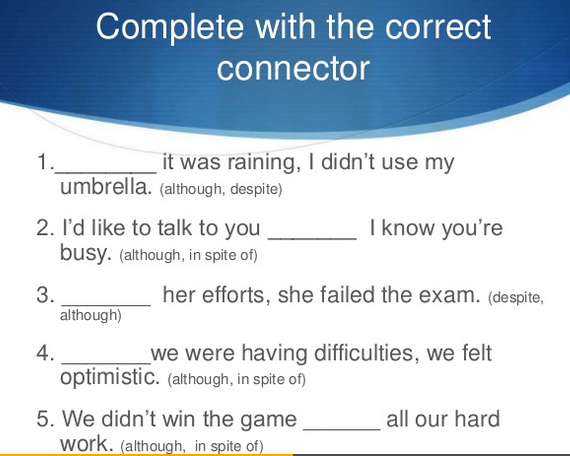 Contrast & Addition Connectors
