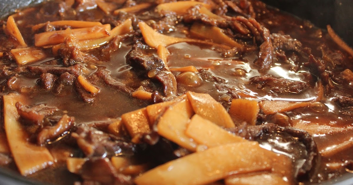 Mat och bak: Biff med bambuskott