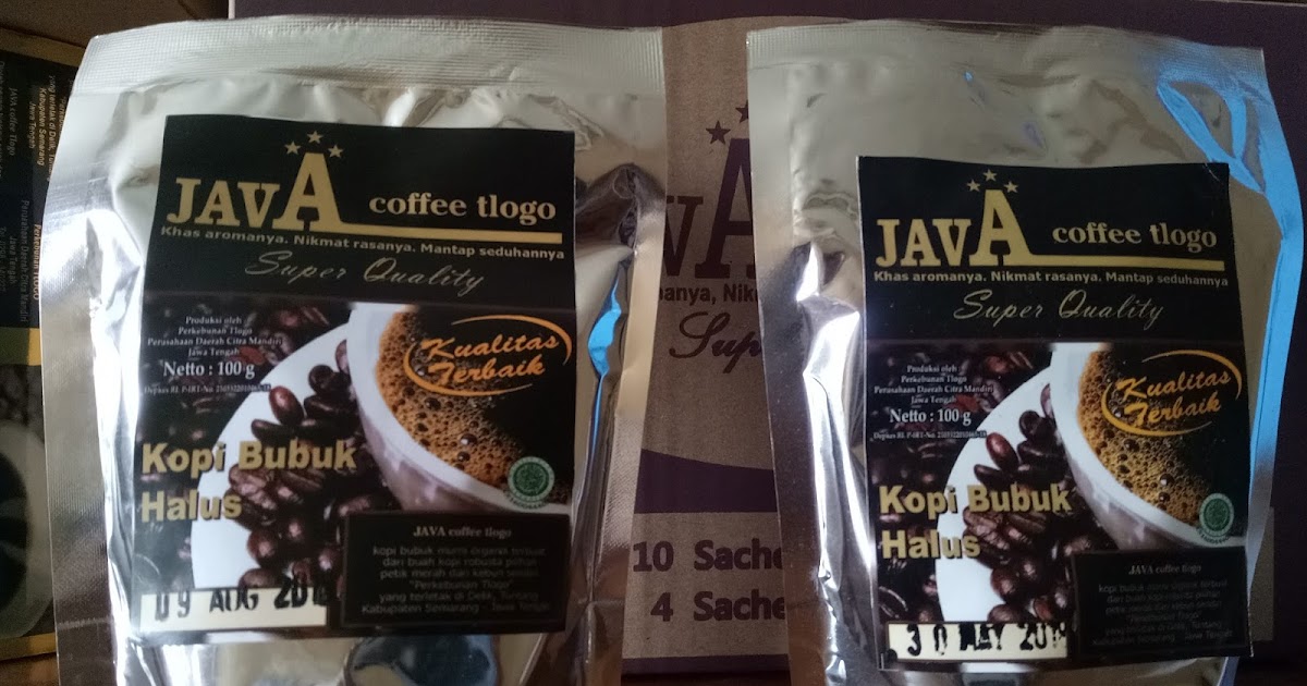 JAVA COFFEE TLOGO: Kemasan Plastic Klip